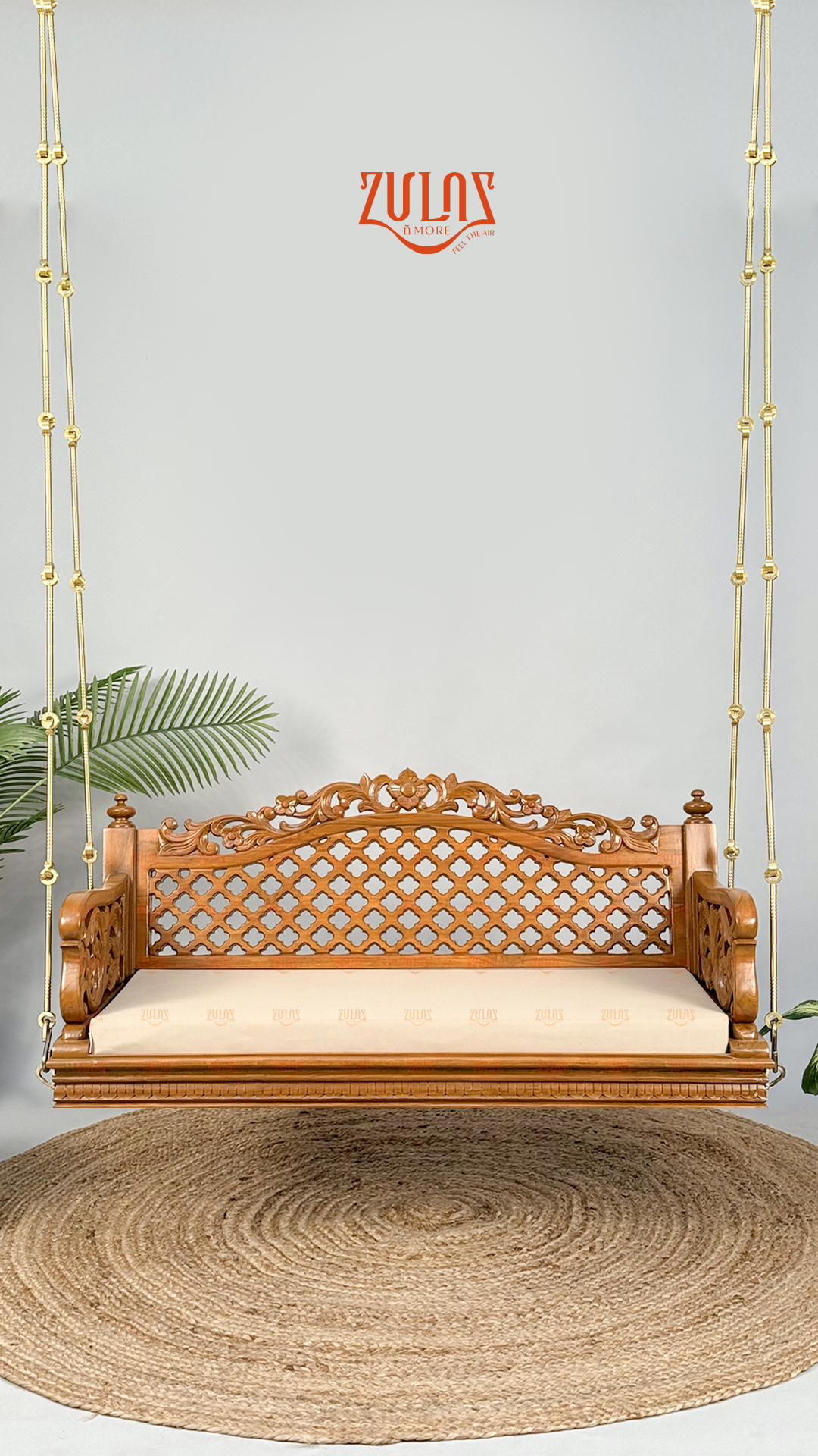 India’s Best Zhula Shop | Wooden, Metal & Acrylic Swings – Zulas N More